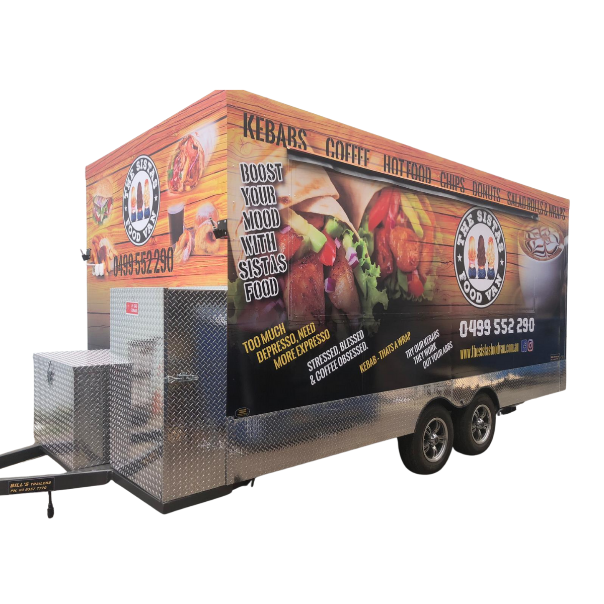5m Kebab Trailer for Sale Australia | Heavy-Duty Mobile Kitchen